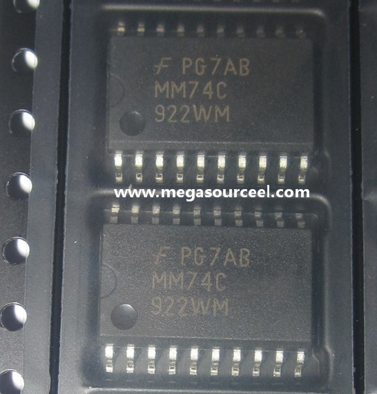 Quality Integrated Circuit Chip MM74C922WMX - Fairchild Semiconductor - 16-Key Encoder 20-Key Encoder for sale