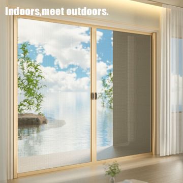 Quality Automated Roll Up Insect Screen Mesh Doors Retractable Style for sale