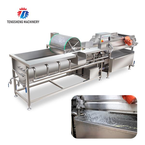 Quality 380V Eddy current water cleaning and draining machine stainless steel cleaning machine ginger washing machine for sale