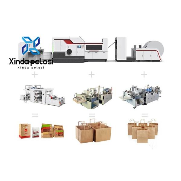Quality Automatic V Bottom Paper Bag Manufacturing Machine 400Pcs/Min for sale
