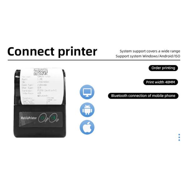 Quality 384 Dots/line Max. Resolution Small Thermal Printer for Clothes Portable 58mm for sale