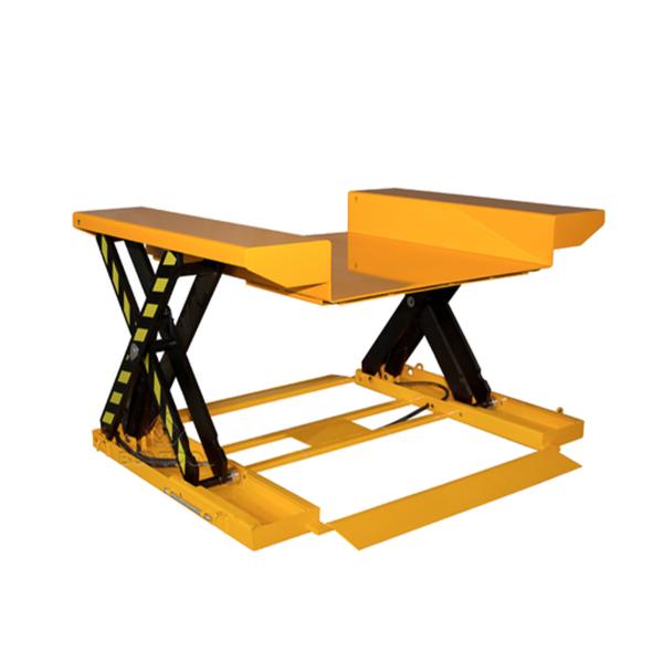 Quality Low Profile Floor Level Lift Tables Zero Pallet Jack Scissor Lift 1270×1100mm for sale