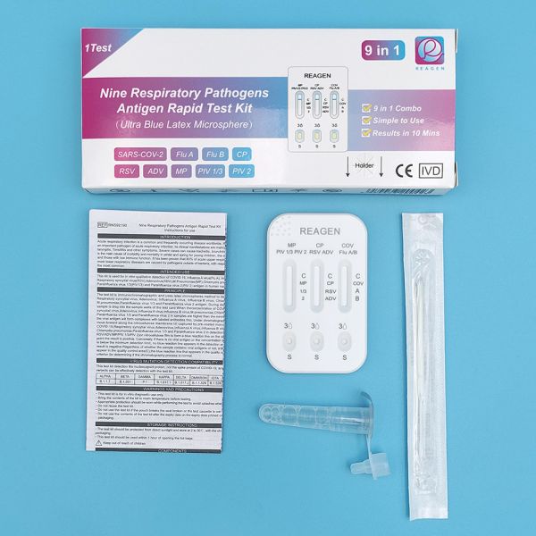 Quality Rapid Nine Pathogens Antigen Test Kit for Human Nasal Swab for sale
