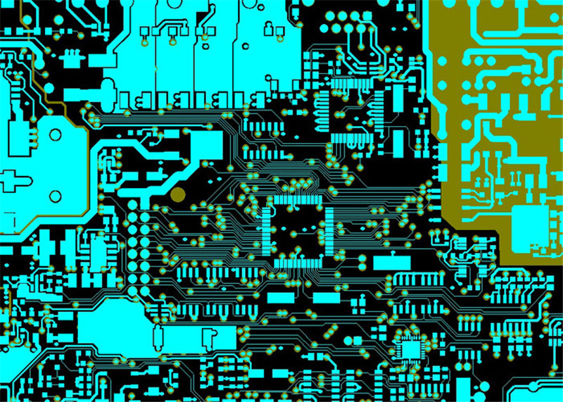 Quality 10 Layer RF PCB Built On RO4350B and FR-4 Combined With Red Solder Mask and for sale