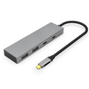 Quality USB3.2 Gen 2 10Gbps HUB 2Ports USB TYPE-A 2Ports USB TYPE-C USB 3.2 Gen 2 Hub for sale