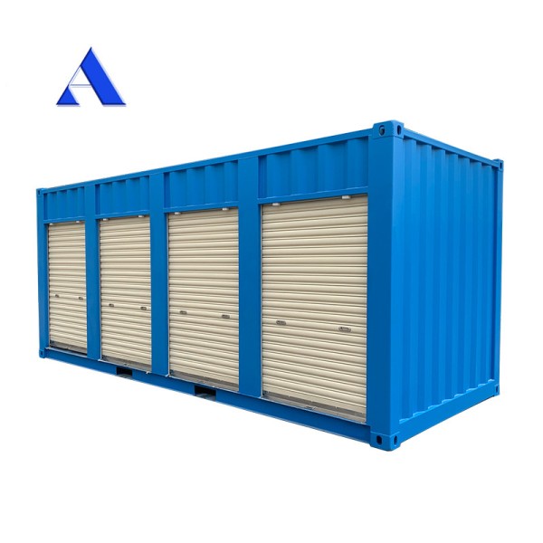 Quality 20 Feet Length Roller Shutter Door Self Storage Shipping Container 20ft for sale