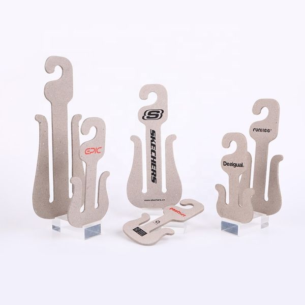 Quality Recycled Paper Slipper Hanger Custom Size For Sustainable Packaging for sale