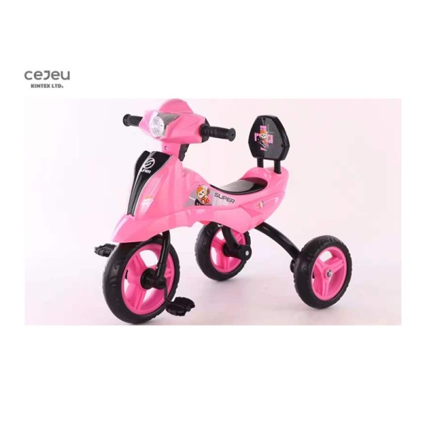 Quality Plastic Iron Led Ride On Trikes For 2 Year Olds 67*61*47cm for sale