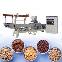 Quality Automatic Kellog Corn Flakes Processing Line Turnkey Breakfast Cereal Extruder for sale