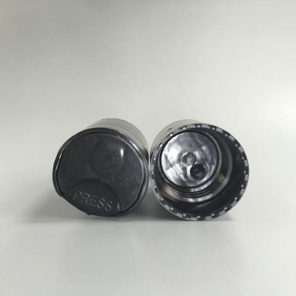 Quality Leakproof Plastic 24/415 Black Disc Top Cap With Screw Lock for sale