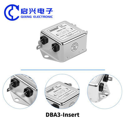 Quality DEA4 Insert Single Phase EMI Filter 1500VDC Line/Line for sale