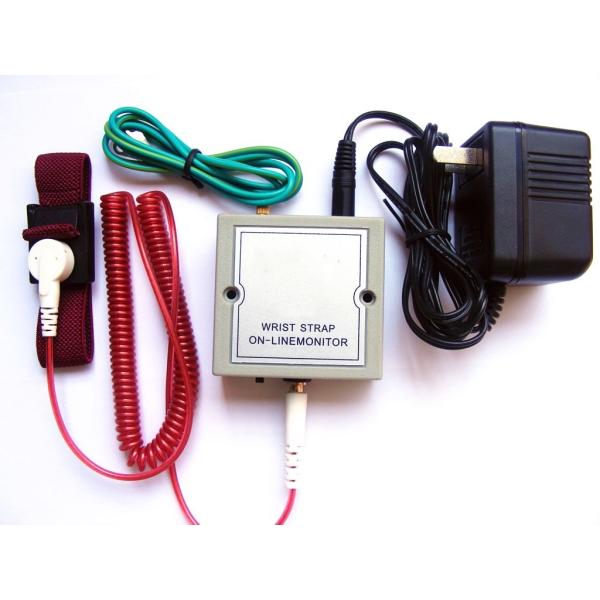 Quality Cleanroom ESD Protection Wrist Strap On Line Monitor Static Discharge Band for sale