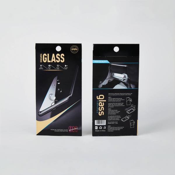 Quality Mobile Phone Tempered Glass Screen Protector Packaging Box with Customized Shape for sale