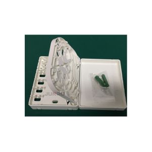 Quality White SC FTTH Fiber Optic Termination Box 4 Core Applied For Indoor Use for sale