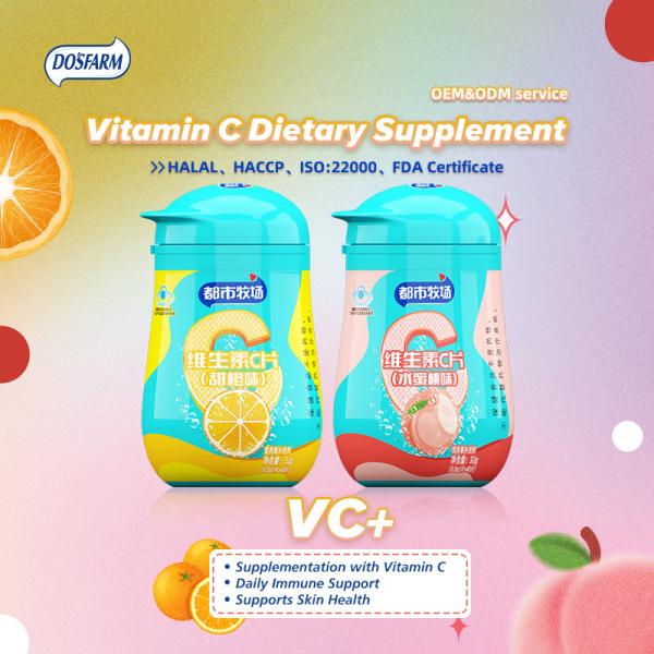 Quality Do's Farm Dietary Supplements Vitamin C Sweet Orange Peach Flavor for sale