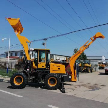 Quality Earth Moving Towable Backhoe Loader Machinery 20-28 4x4 2.5 Ton Tractor End for sale