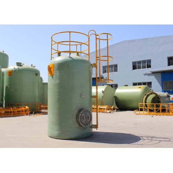 Quality 7330mm CE FRP Chemical Tank For Hydrofluoric Acid Processing for sale