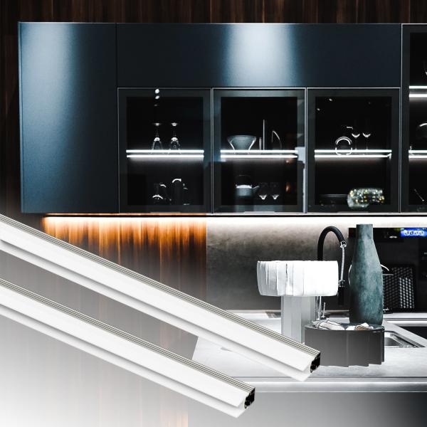 Quality Aluminum Profile Wardrobe Cabinet LED Light Cutting Service 12/24V DC A2109 for sale