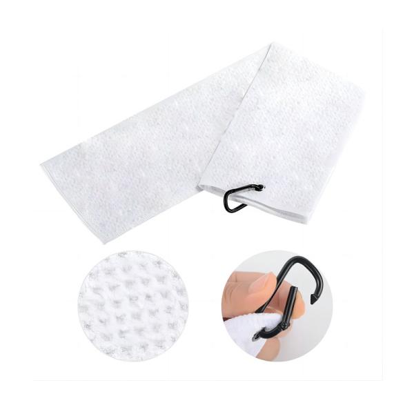Quality Embroidered Logo Microfiber Waffle Golf Towel Accepet OEM ODM for sale