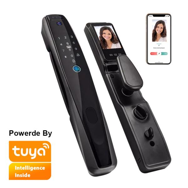 Quality Tuya Smart Fingerprint Smart Lock Face Recognition Door Lock With Wifi for sale