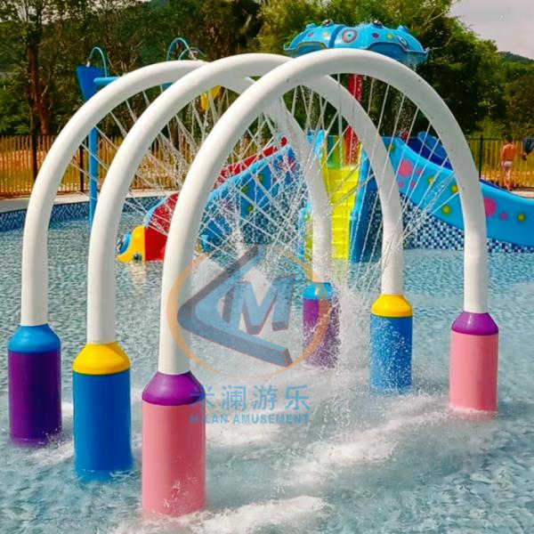 Quality Attractive Outdoor Splash Pad Circular Rings High Durability for sale