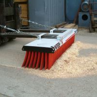 Quality Steel Base Design 1800mm Warehouse Forklift Broom Attachment for sale
