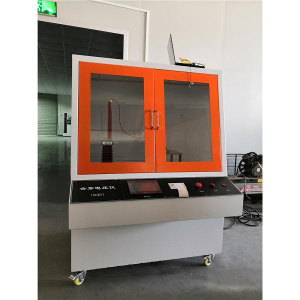 Quality 50KV IEC 60243 ASTM D149 Voltage Breakdown Tester , Solid Isulation Material for sale
