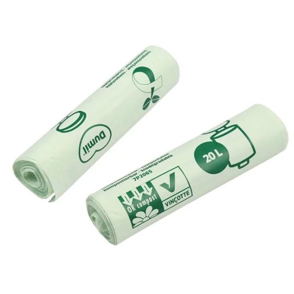 Quality 100% Biodegradable Disposable Compostable Garbage Bag, Biodegradable Kitchen Bin for sale