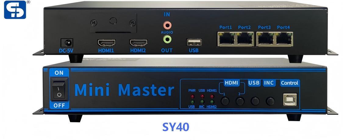 Quality Sysolution Single window  2 in 1 Video Processor SY40 4 Ethernet Ports 2.5 million pixels for sale