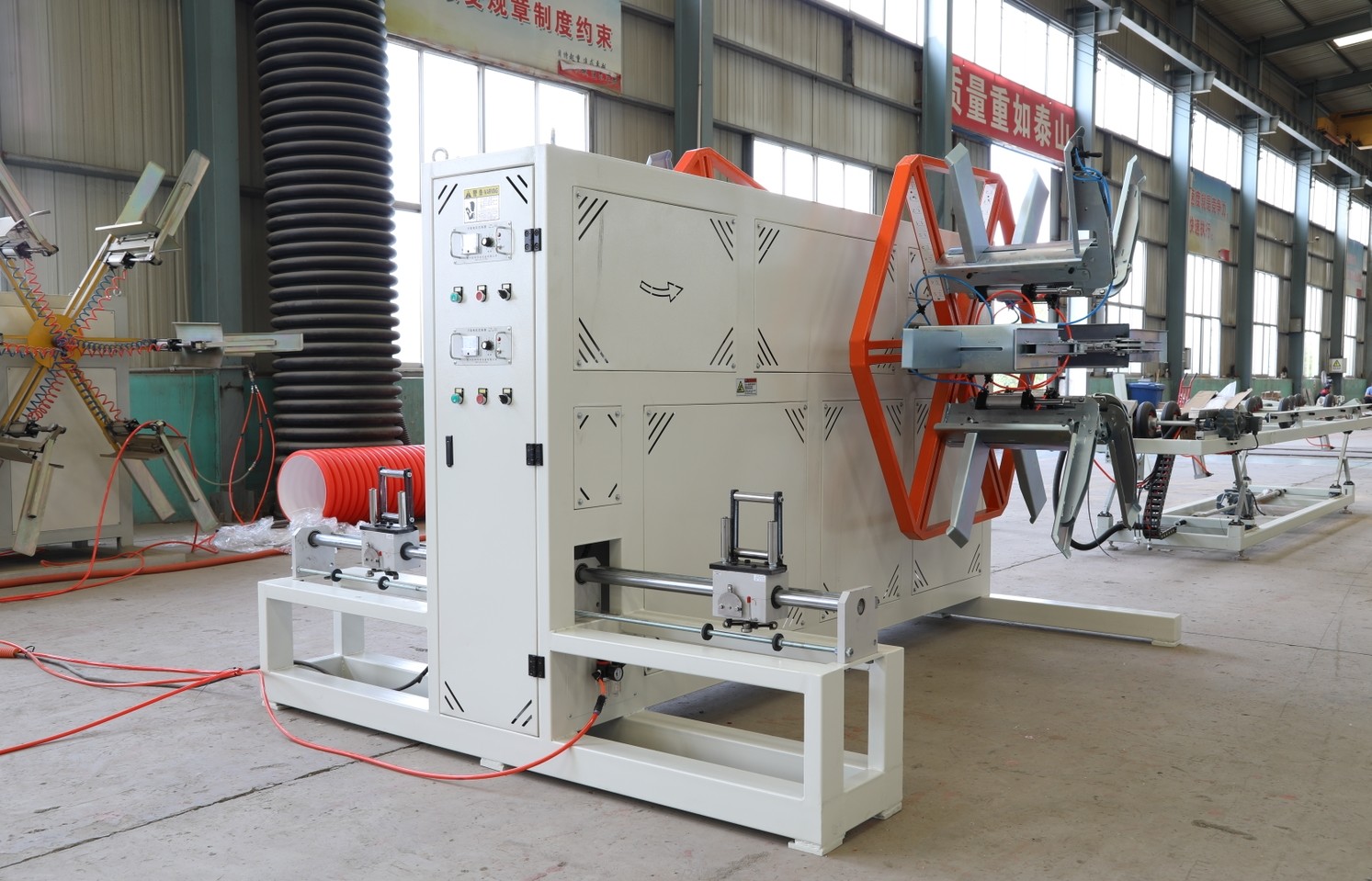 Quality Cable Protection High Speed Double Single Wall Corrugated Pipe Production Line for sale