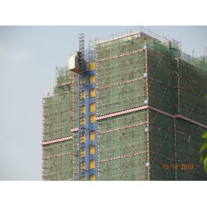 Quality Vertical Transportation Single Cage 2000KG Building Site Hoist for sale
