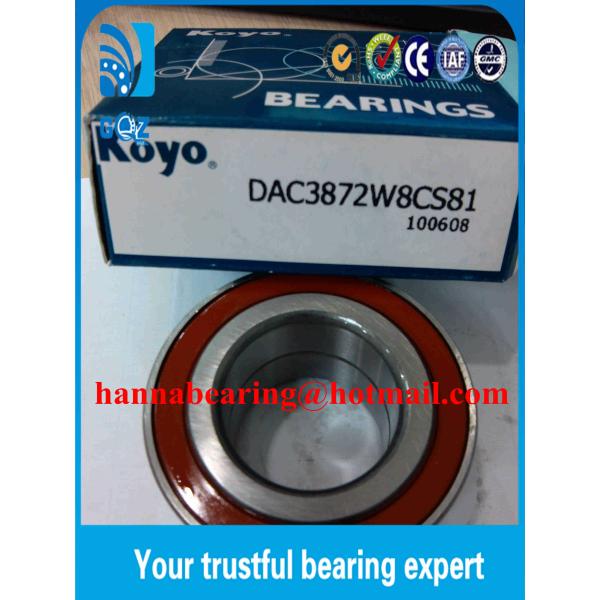 Quality DAC30620037 Automotive Wheel Hub Ball Bearing With Rubber Seals 30x62x37mm for sale