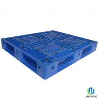 Quality Large Heavy Duty Nestable Pallet Euro Plastic Pallets Solid 1200x1000*150mm for sale