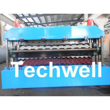 Quality Chain Transmission Double Layer Roll Forming Machines For Corrugated Sheets for sale