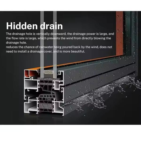 Quality Double-Layer Tempered Glass Window Safety and Energy Saving Aluminum for sale