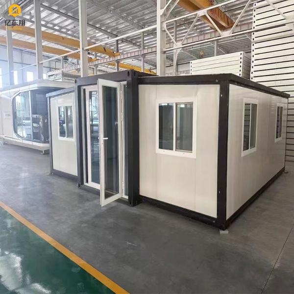 Quality Prefab Steel Frame Expandable Container House with Sandwich Panels for sale