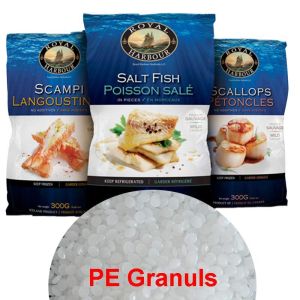 Quality Frozen Food Packaging Bag LDPE Granules Raw Material Heat Resistant for sale