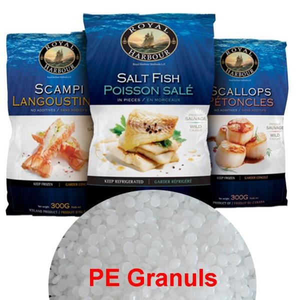 Quality Frozen Food Packaging Bag LDPE Granules Raw Material Heat Resistant for sale