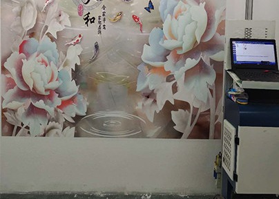 Quality CMYK CE 2880DPI Wall Mural Printing Machine for sale