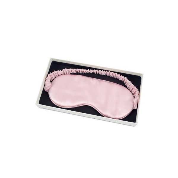 Quality Pink Mulberry Silk Sleep Mask Travel Use With Gift Boxes for sale