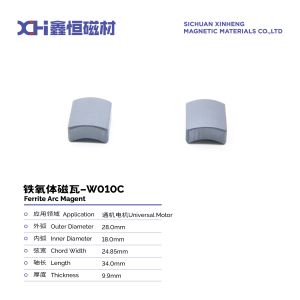 Quality Wet Compression Molded Ceramic Strontium Ferrite Magnet With High Density And An for sale
