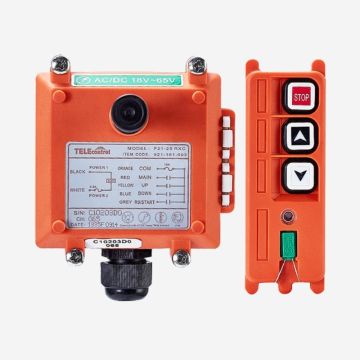 Quality 2 Keys Telecrane F21-2S Push Button Hoist Winch Wireless Crane Remote System for sale
