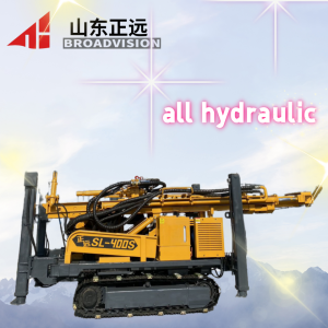 Quality SL400S Crawler Water Well Drilling Rig 400m Depth 8000Nm Torque for sale