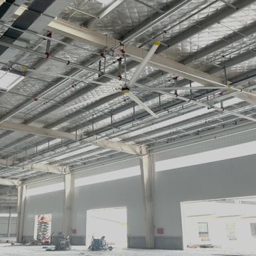 Quality 1.5KW Power Supply 5-Blade 7.3m 24FT JUNYI Industrial HVLS Ceiling Fan for for sale