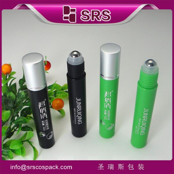 Quality Shengruisi packaging RPA-8ml plastic roll on bottle with aluminum cap for sale