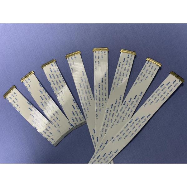 Quality Insulation Material PET Parallel Ribbon Cable 1mm 1.25mm Pitch Custom FFC Cable for sale