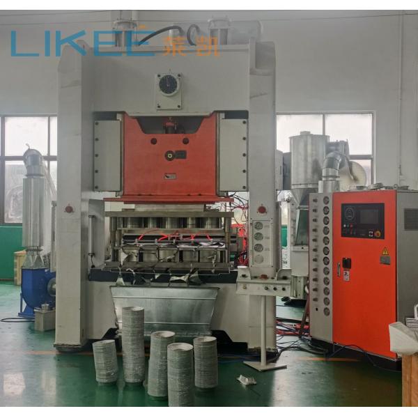 Quality 130Ton Aluminium Foil Container Manufacturing Machine 5 Ways 6 Caivities for sale