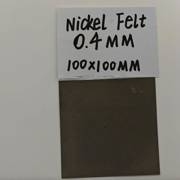 Quality AEM Nickel Felt 0.4mm Gas Diffusion Layer Material Porous Metal Fiber Felt for sale