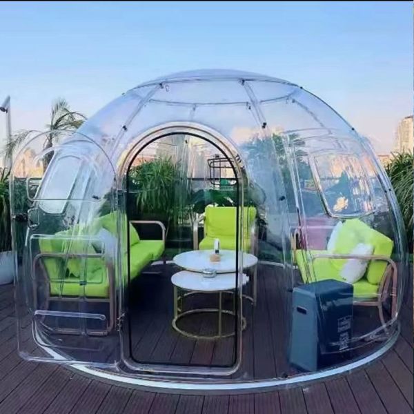 Quality Hotel PC Sheet Full 360 Degree Sound Insulation Flame Retardant Bubble House Dome Tent for Outdoor Events for sale