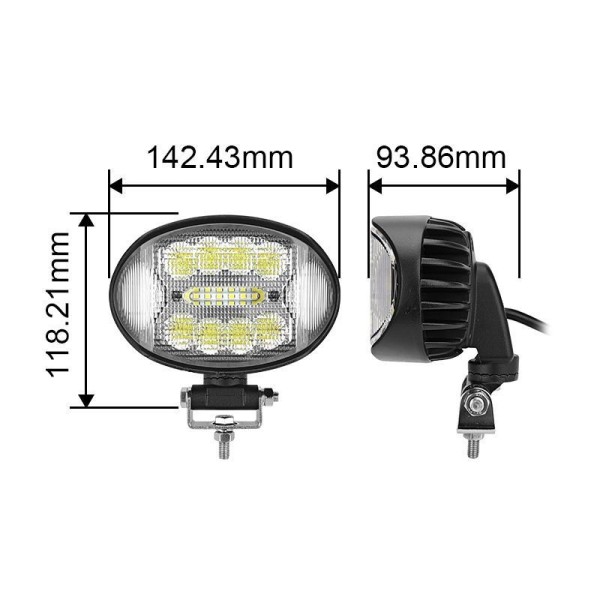 Quality 42W LED Tractor Headlights Waterproof LED Working Light Customized With for sale